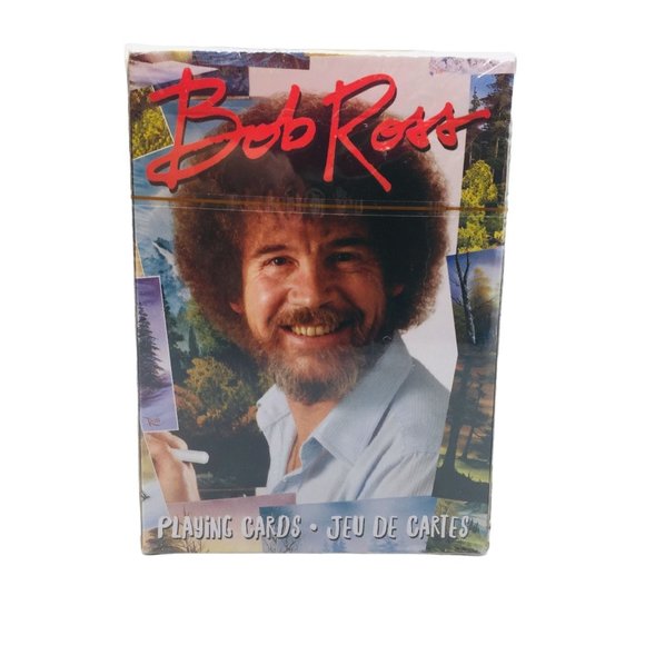 Bob Ross | Toys | Bob Ross Playing Cards With 52 Unique Paintings With ...